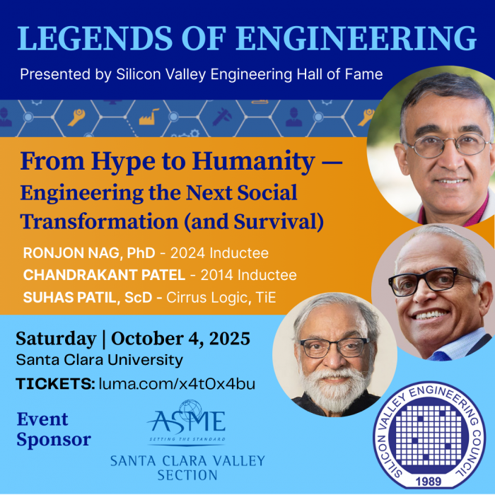 Legends of Engineering - Saturday, October 4, 2025 - 5PM - 9 - Silicon Valley Engineering Council